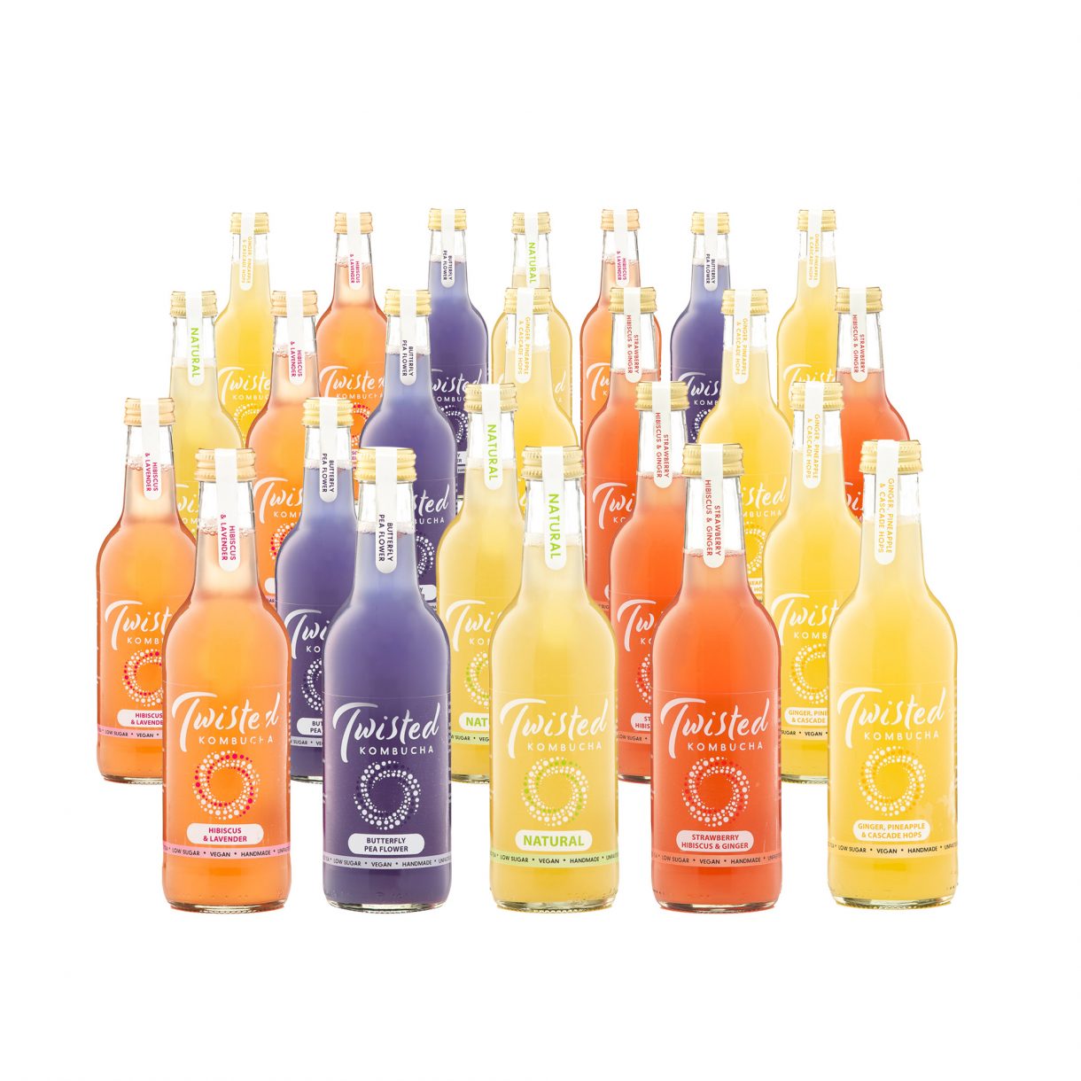 Mixed Case of Kombucha 24 Pack – The Earth & Ocean Food Company®